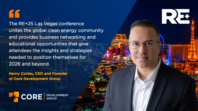 Core Development Group Announces Sponsorship at RE+ 25 Las Vegas ...